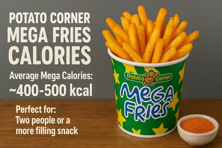Potato Corner Calories: Jumbo, Mega, Giga & Tera Guide 2026