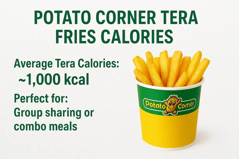 Potato Corner Calories: Jumbo, Mega, Giga & Tera Guide 2026