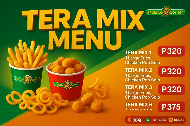 Potato Corner Menu Prices Philippines March 2026 (Updated)