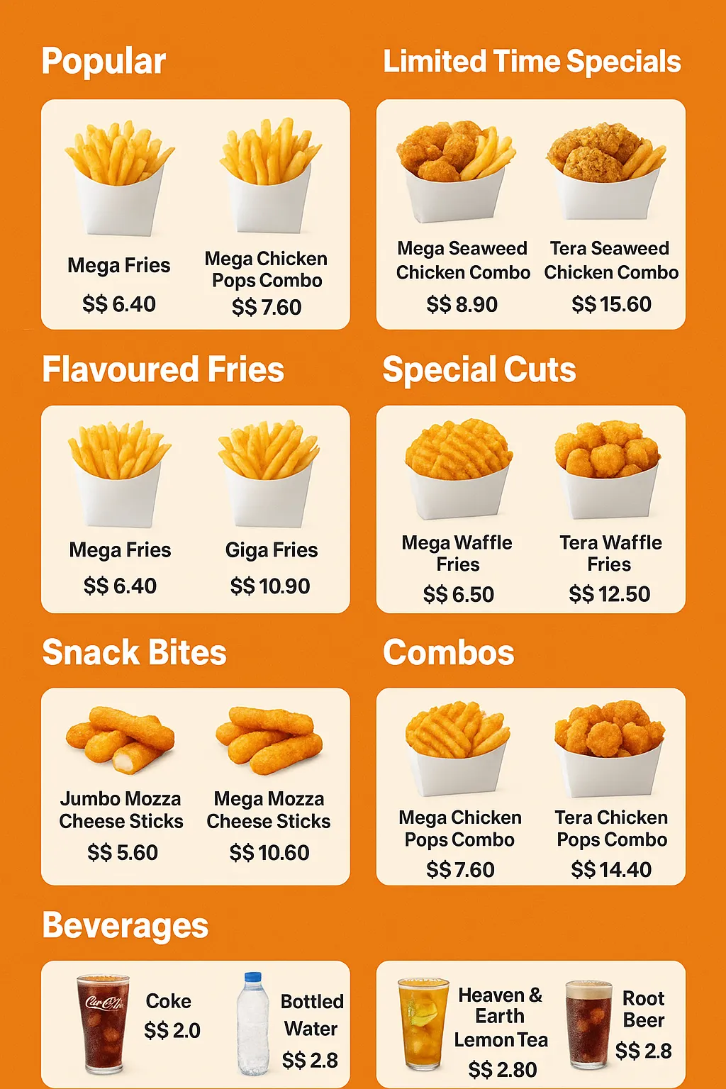 Potato Corner Singapore Menu – Updated Prices and Flavors 2026
