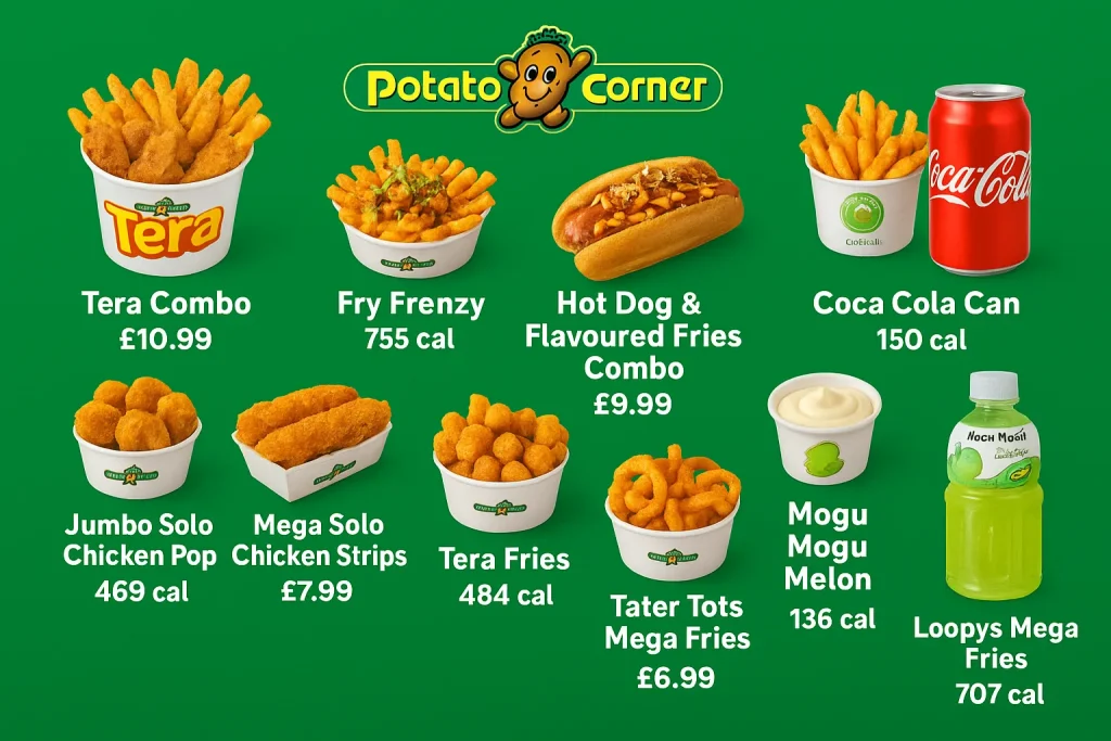 Potato Corner Menu with Prices UK 2026 (Today's Update)
